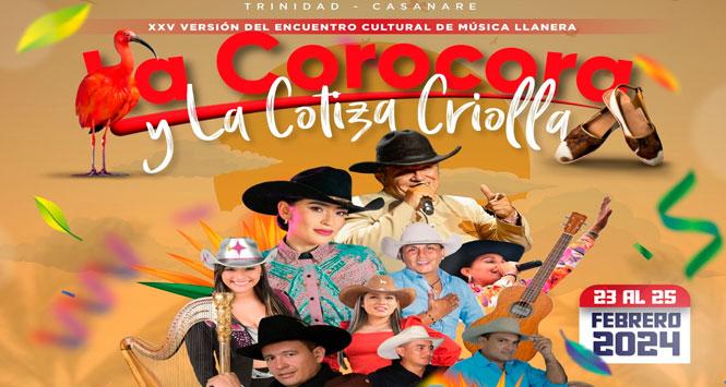 Encuentro Cultural de Música Llanera La Corocora y la Cotiza Criolla ...