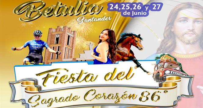 Fiesta del Sagrado Corazón 2022 en Betulia, Santander - Ferias y Fiestas