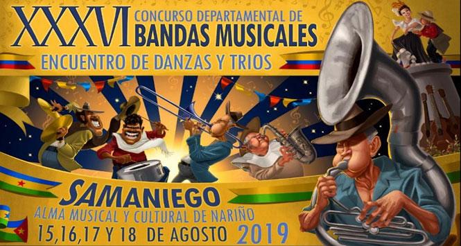 Concurso Departamental de Bandas Musicales 2019 en Samaniego, Nariño ...